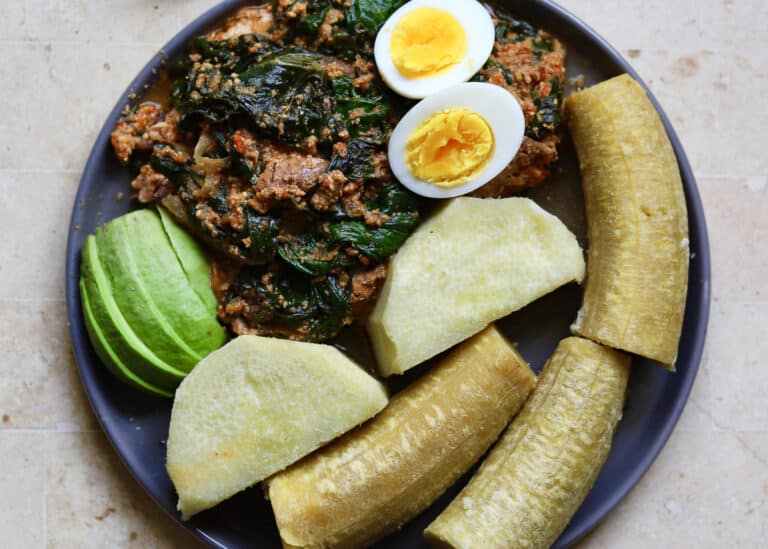 Ghanaian Cuisine: Ampesi & Kontomire Stew - Sophia Apenkro Blog